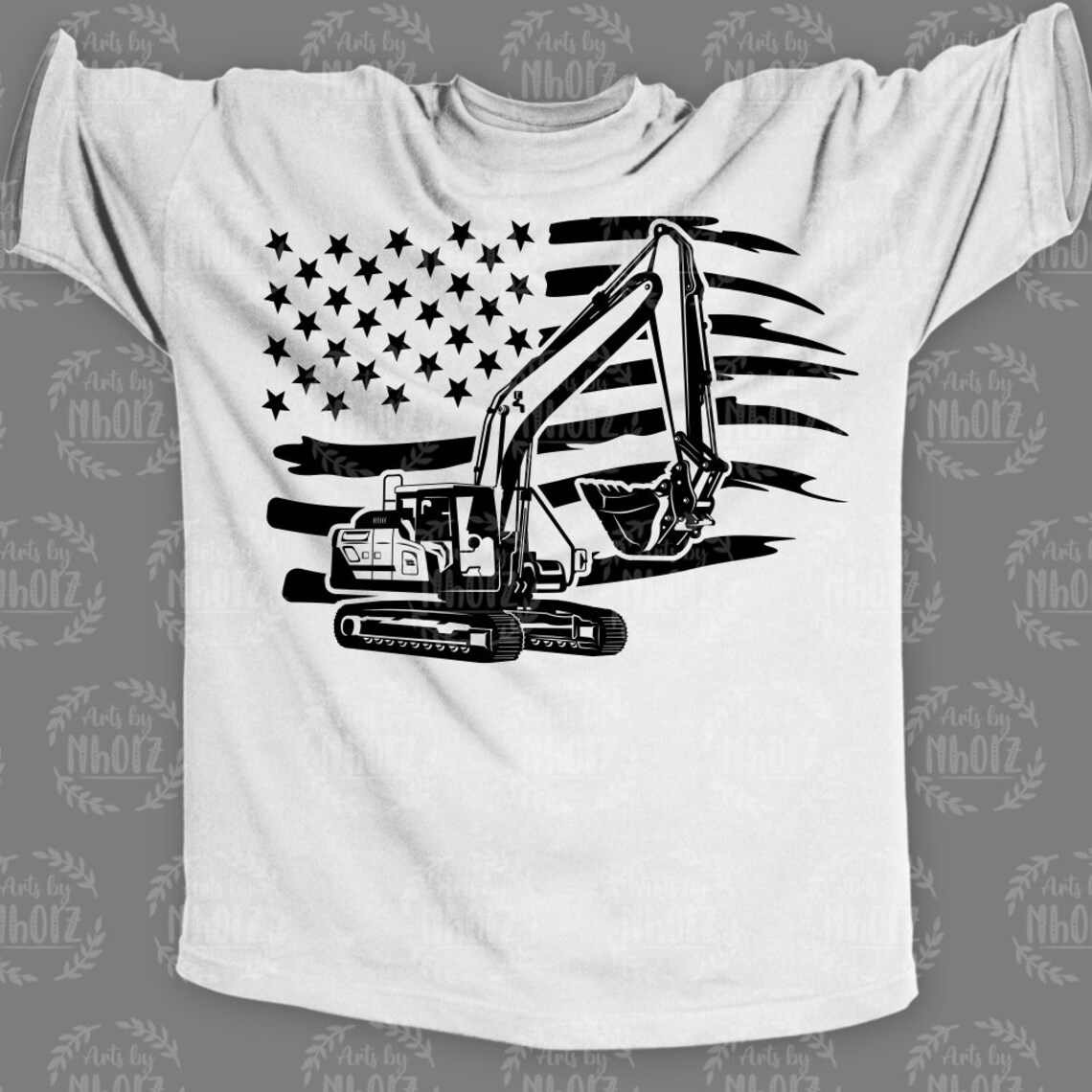 US Excavator Svg Heavy Equipment Svg Excavator Cutfile US - Etsy
