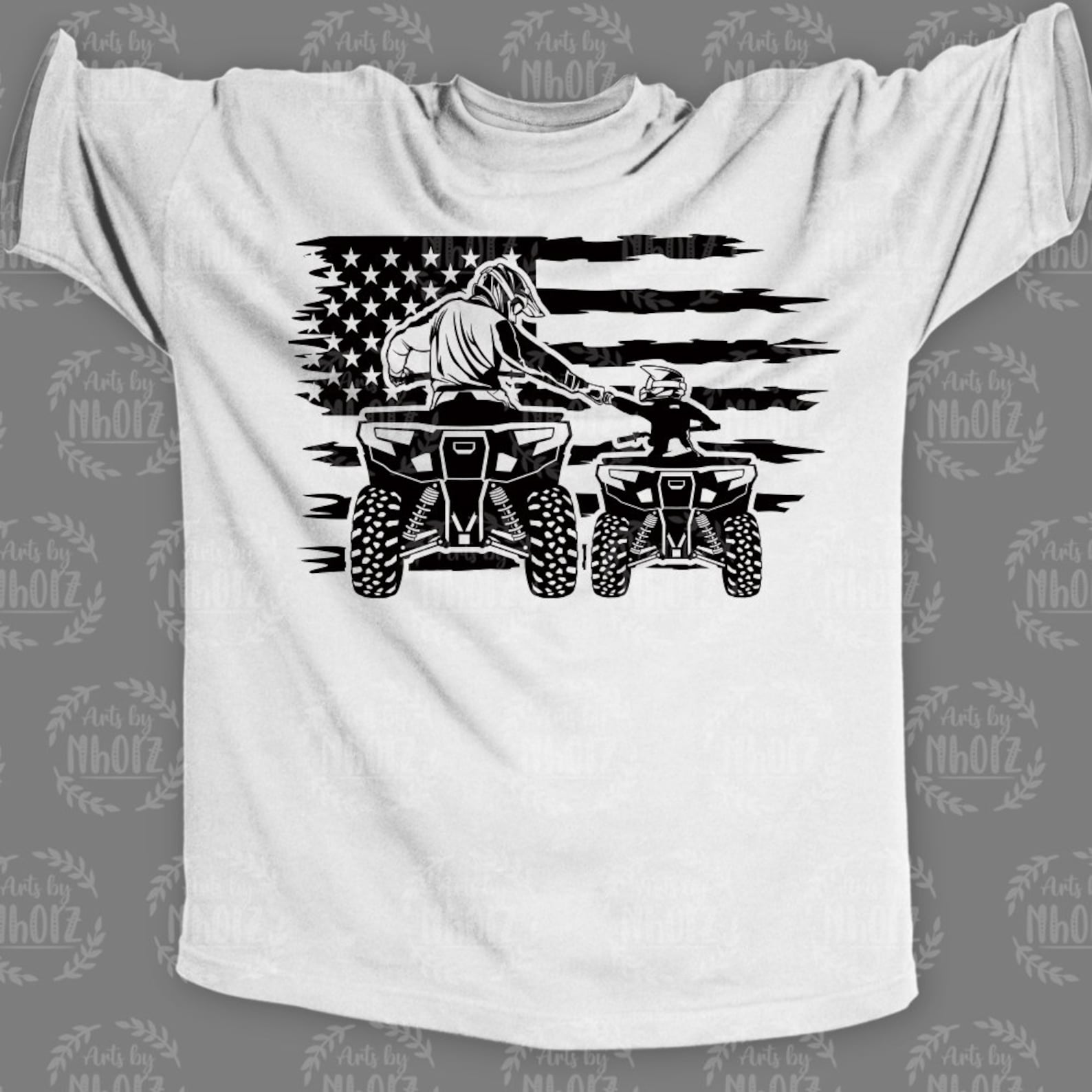 US Father and Son ATV Svg Atv Rid Svg Like Father Like Son - Etsy