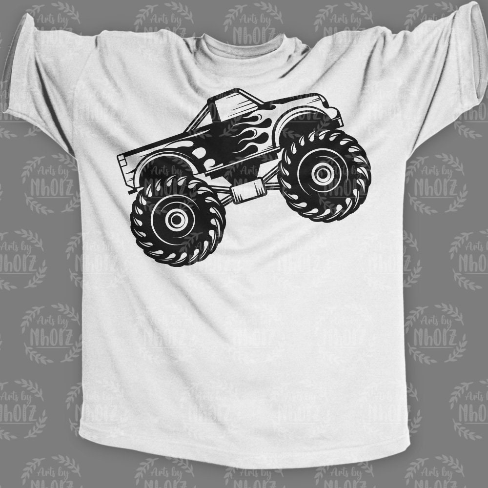 Monster Truck Svg Extreme Sports Clipart Drag Racing - Etsy