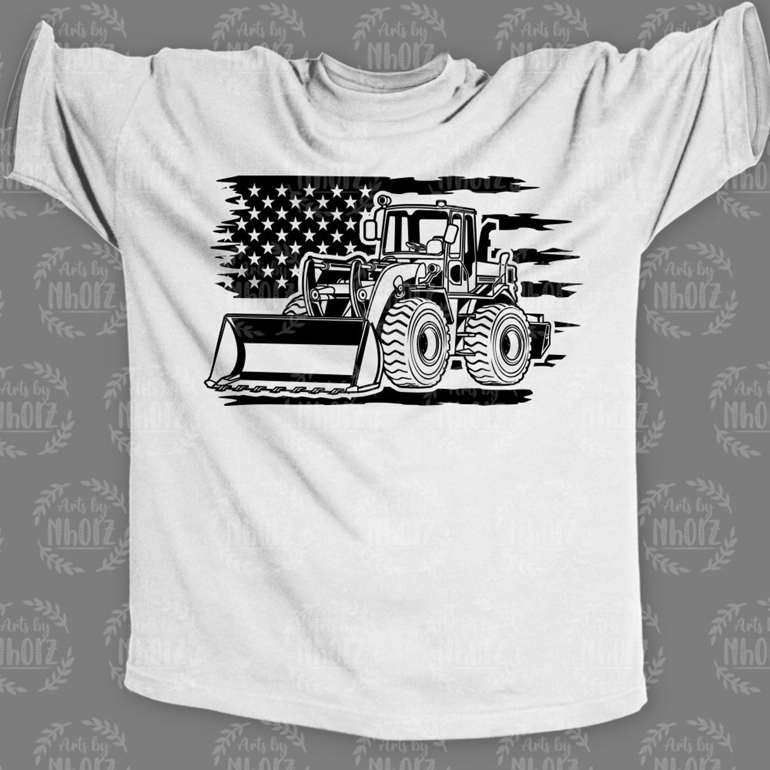 US Bulldozer Svg Heavy Equipment Stencil Bulldozer Logo | Etsy