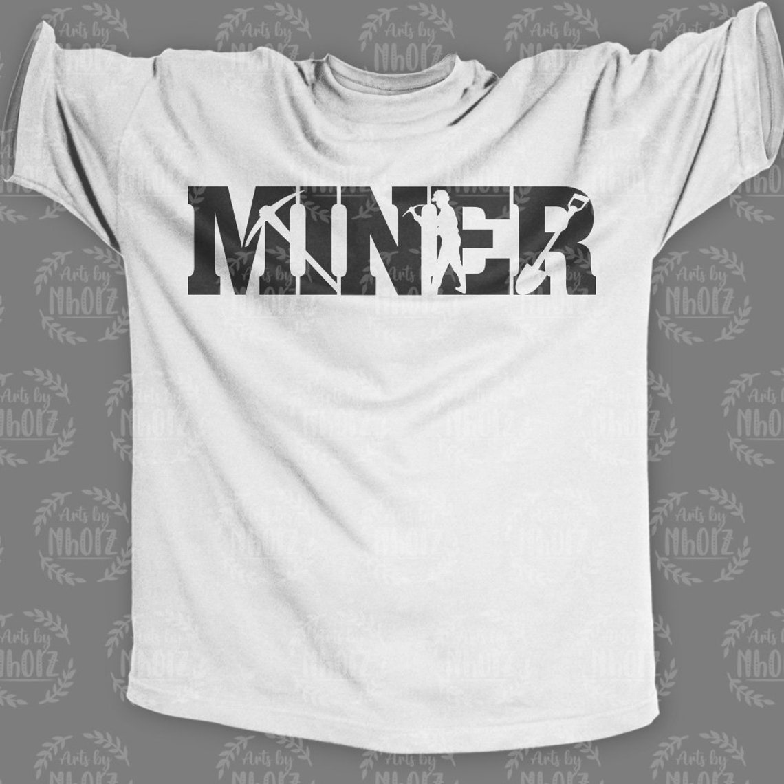 Miner Name Svg Mining T-shirt Label Png Mining Tools - Etsy