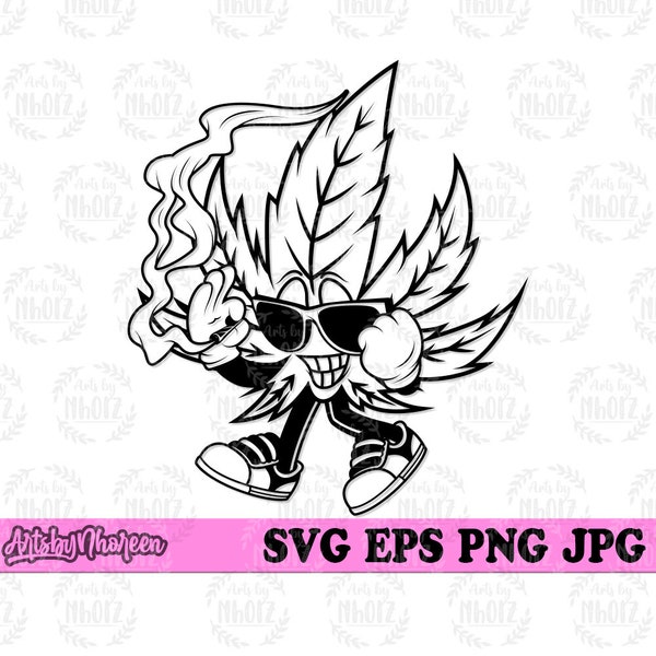 Cannabis Leaf Svg - Etsy