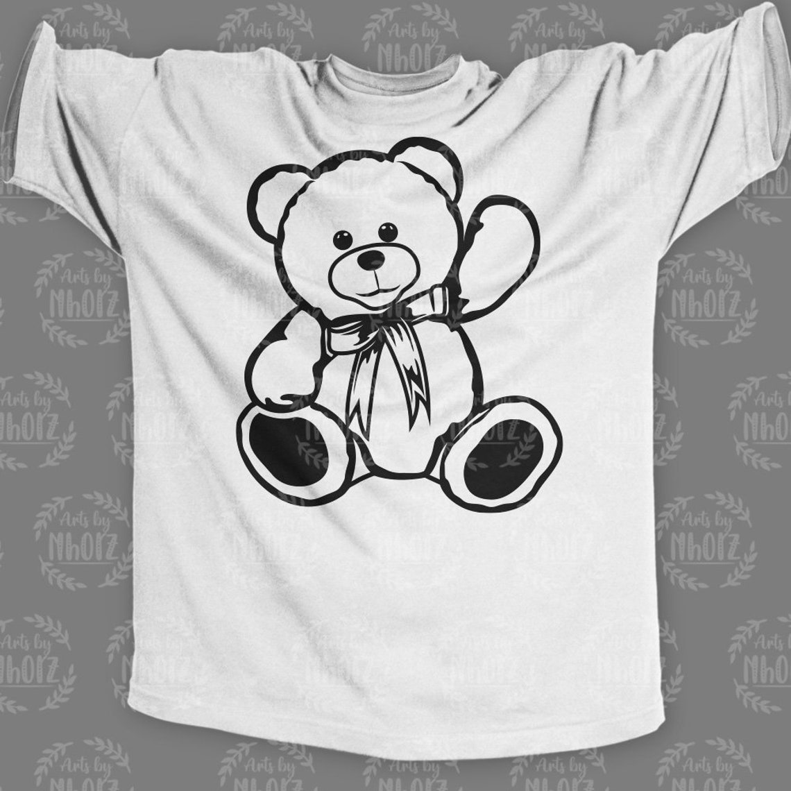 Teddy Bear Svg Cute Teddy Clipart Stuffed Toy Cut File - Etsy
