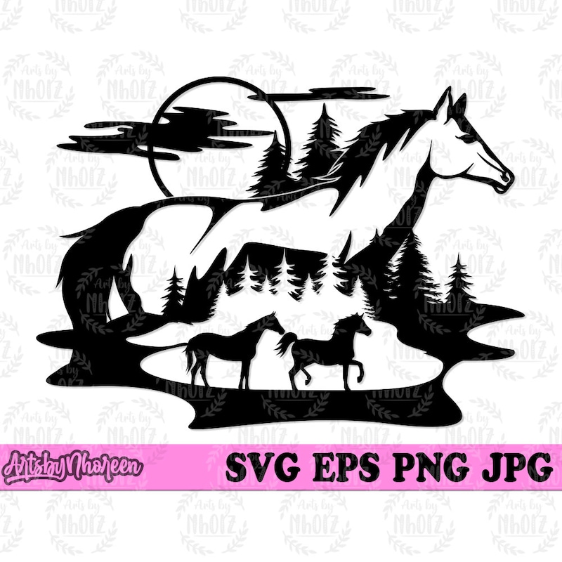 Western Scenes Svg - Etsy