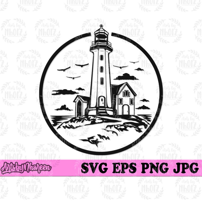 Lighthouse Svg - Etsy