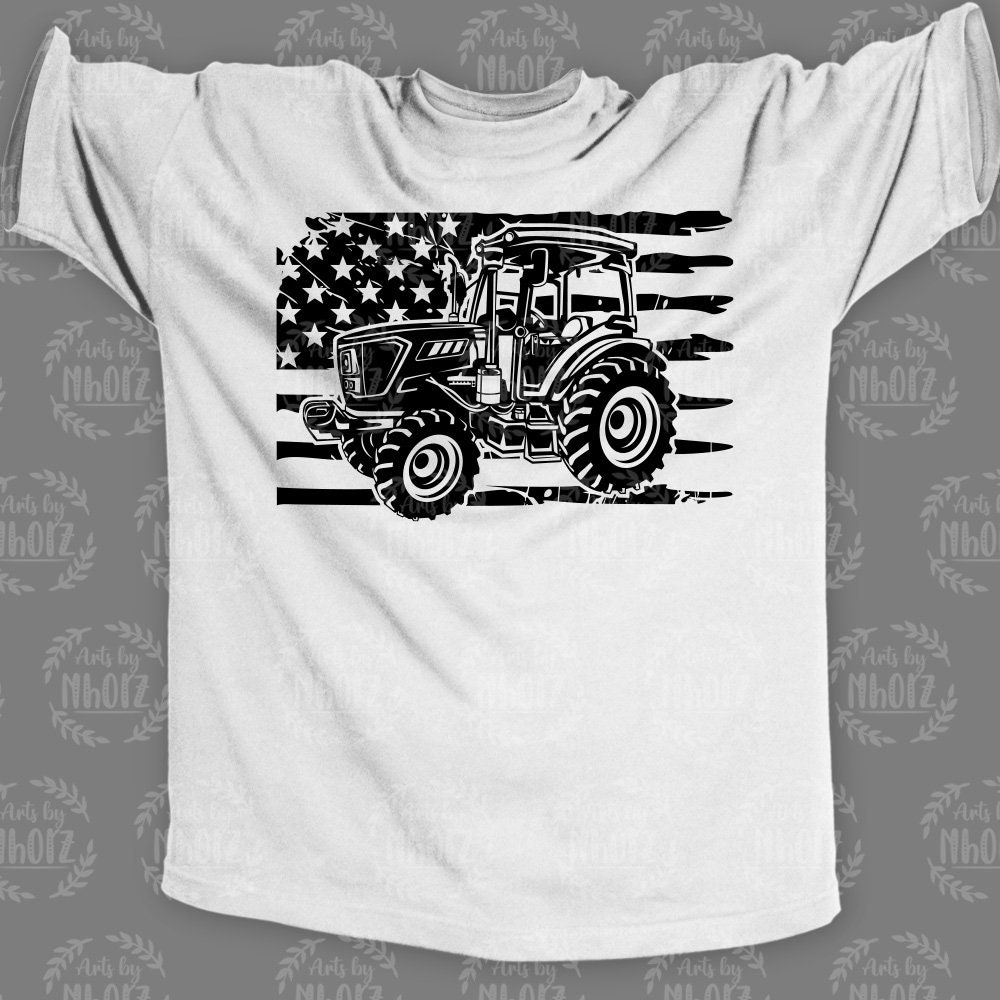 US Tractor Svg Farm Life Cut File Planting Truck Clipart - Etsy UK