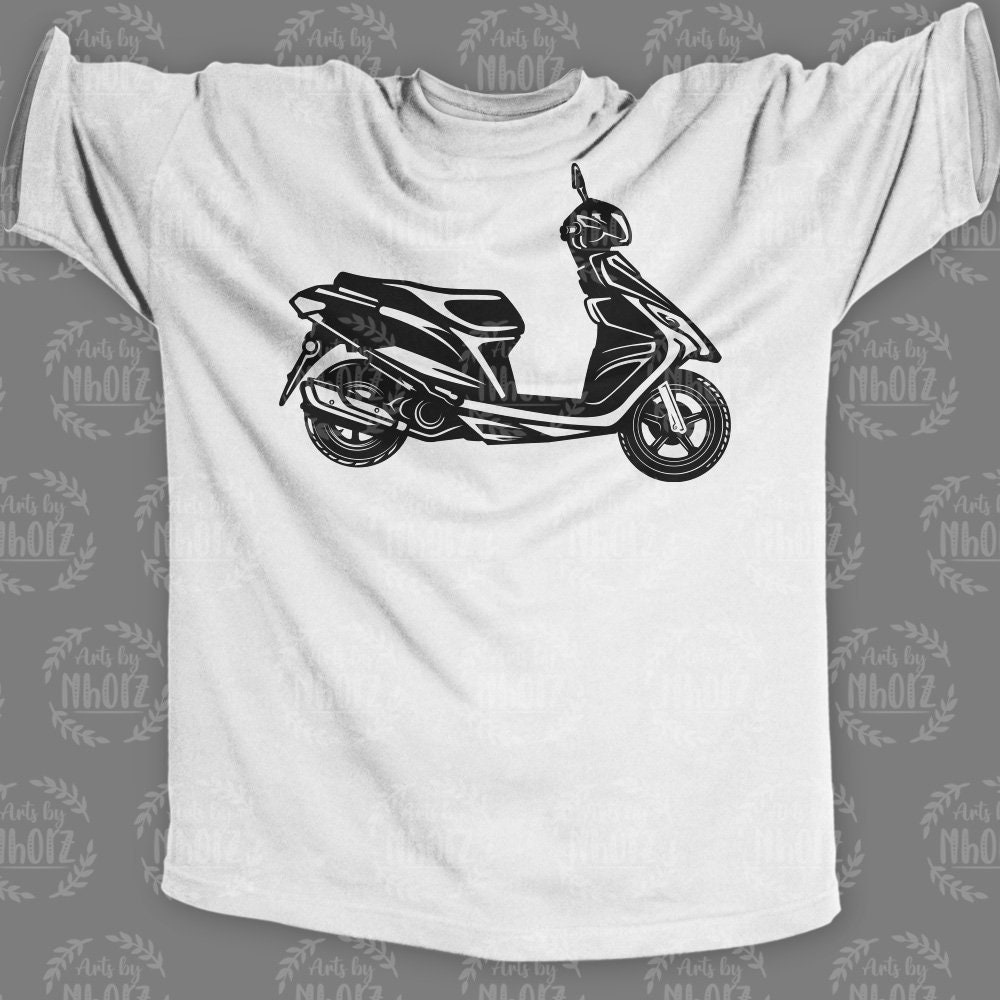 Scooter Bike Svg, Safe Ride Clipart, Cute Scooter Cut File, Rider ...