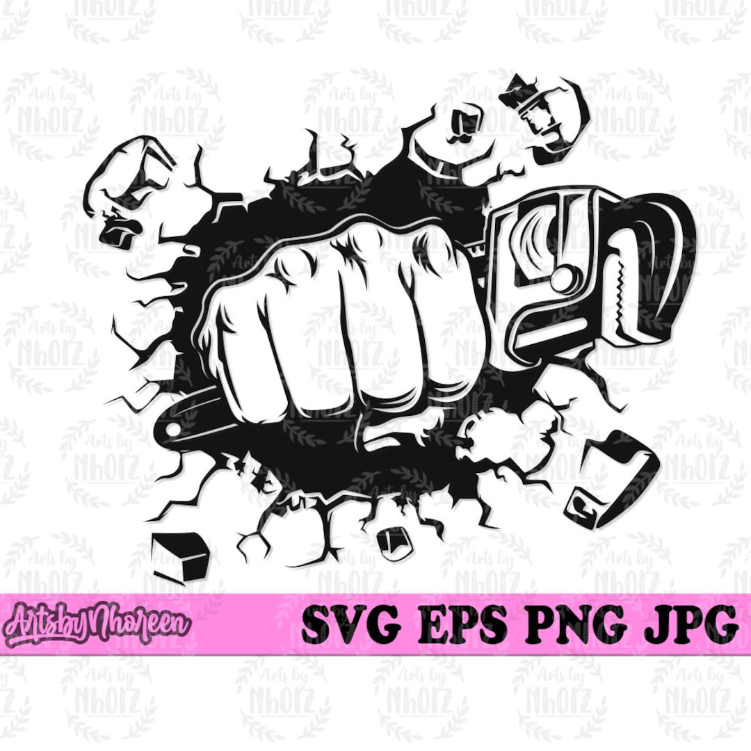 Smashed Wall Plumber Pipe Wrenches Clipart Pipe Repairman Cut File Pipe ...