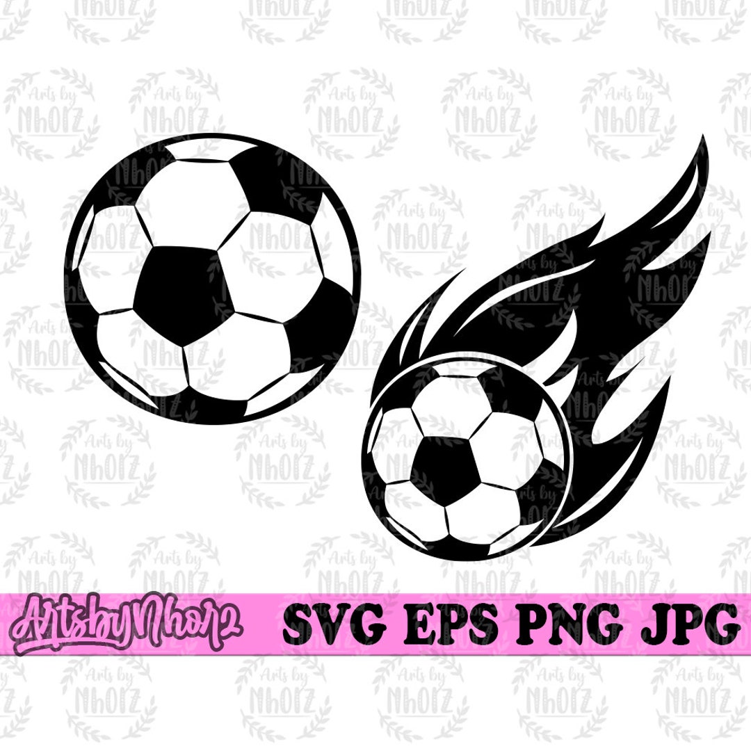 Fussball Ball Svg Dateien || Fussball ball flaming svg || Fussball Svg ...