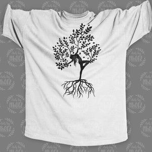 Tree Woman Svg, Wall Art Clipart, Woman Dancing Stencil, Plant Abstract ...