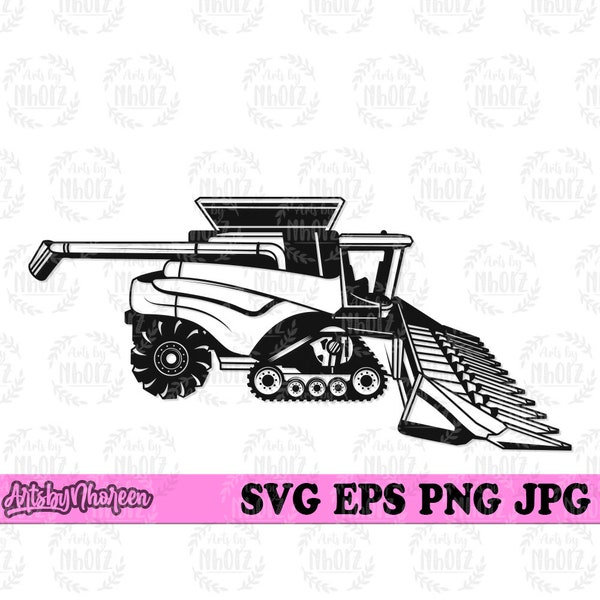 Combine Harvester Png - Etsy