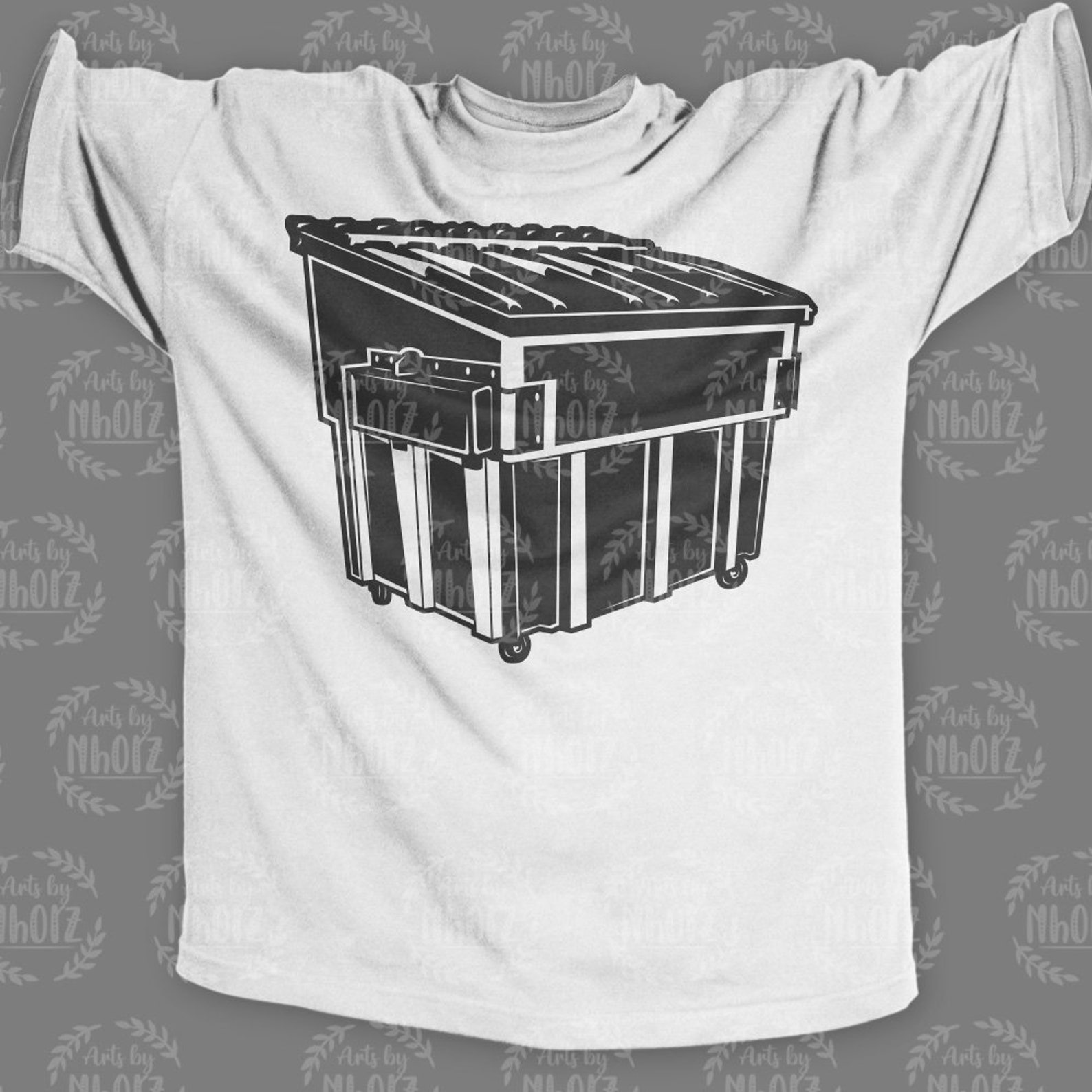 Garbage Dumpster Svg Dumpsters Clipart Large Garbage Bin - Etsy