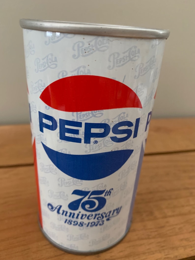 1973 75th Anniversary Pepsi Can With Original Pull Tab in Pristine ...