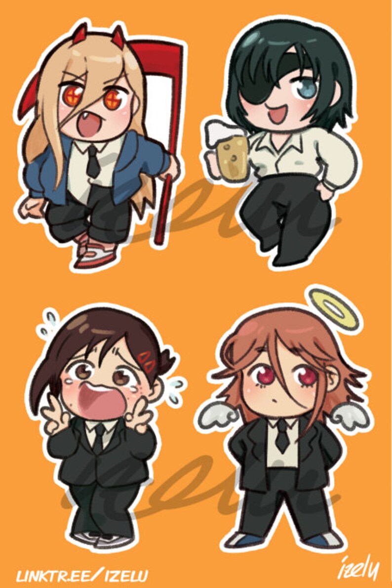 CSM Sticker Sheet Vol. 2 - Etsy