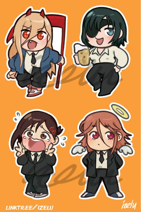 CSM Sticker Sheet Vol. 2 - Etsy