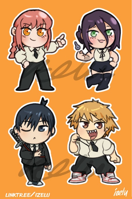 CSM Sticker Sheet Vol. 1 - Etsy Australia