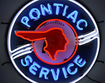 Pontiac Neon Sign - Etsy