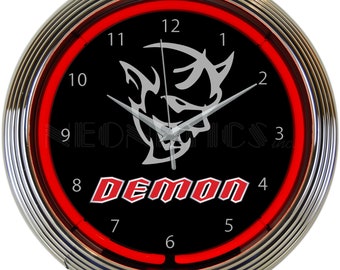 Demon Clock - Etsy