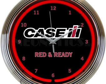 Case Tractor Clock - Etsy