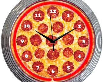 Pizza Wall Clock | Etsy