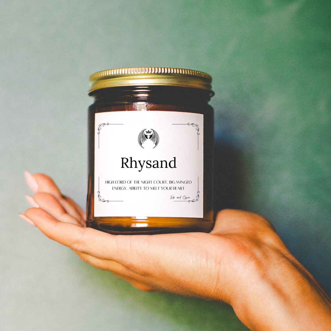 Rhysand Candle, ACOTAR Merch, A Court of Thorns and Roses Merch, Acotar ...