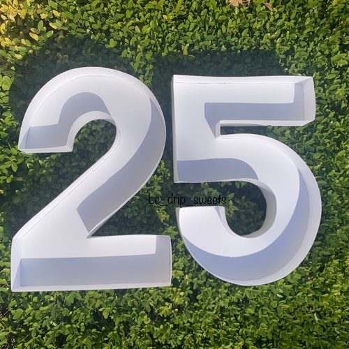 NUMBER 1 SVG 3D Fillable Numbers Hollow Empty Box Paper Craft - Etsy Canada