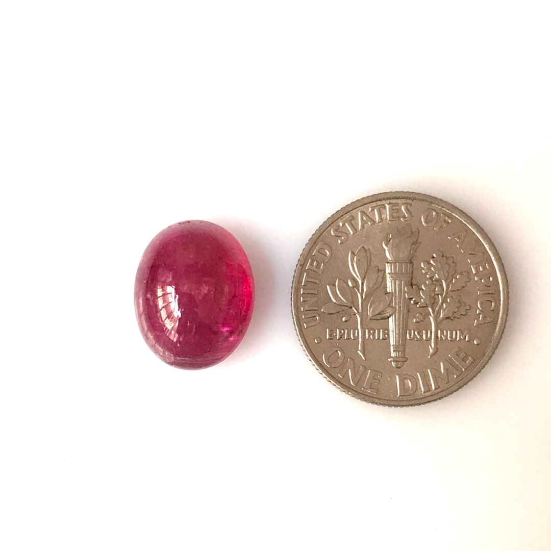 10x12mm Natural Rubellite Oval Cabochon ,pink Tourmaline Smooth ...
