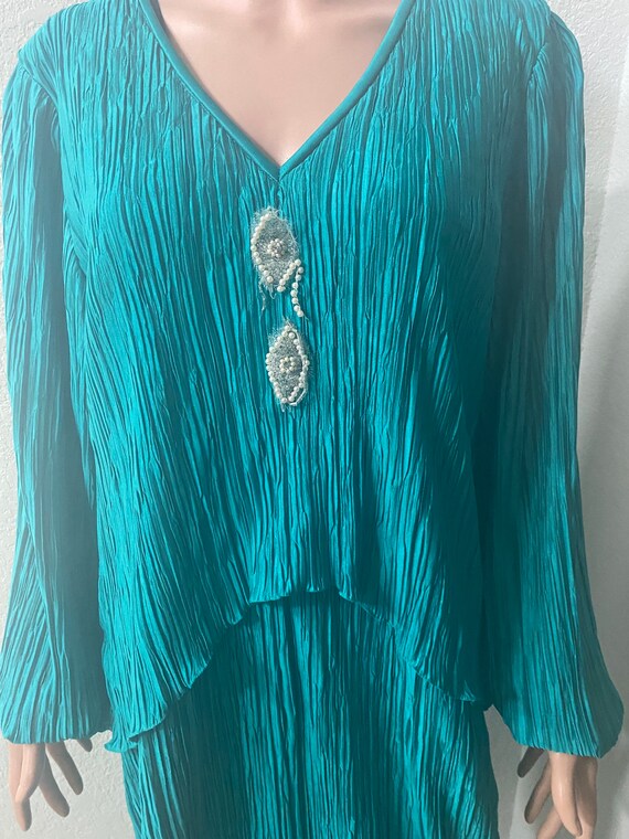 Turquoise Vintage Party Dress | Etsy