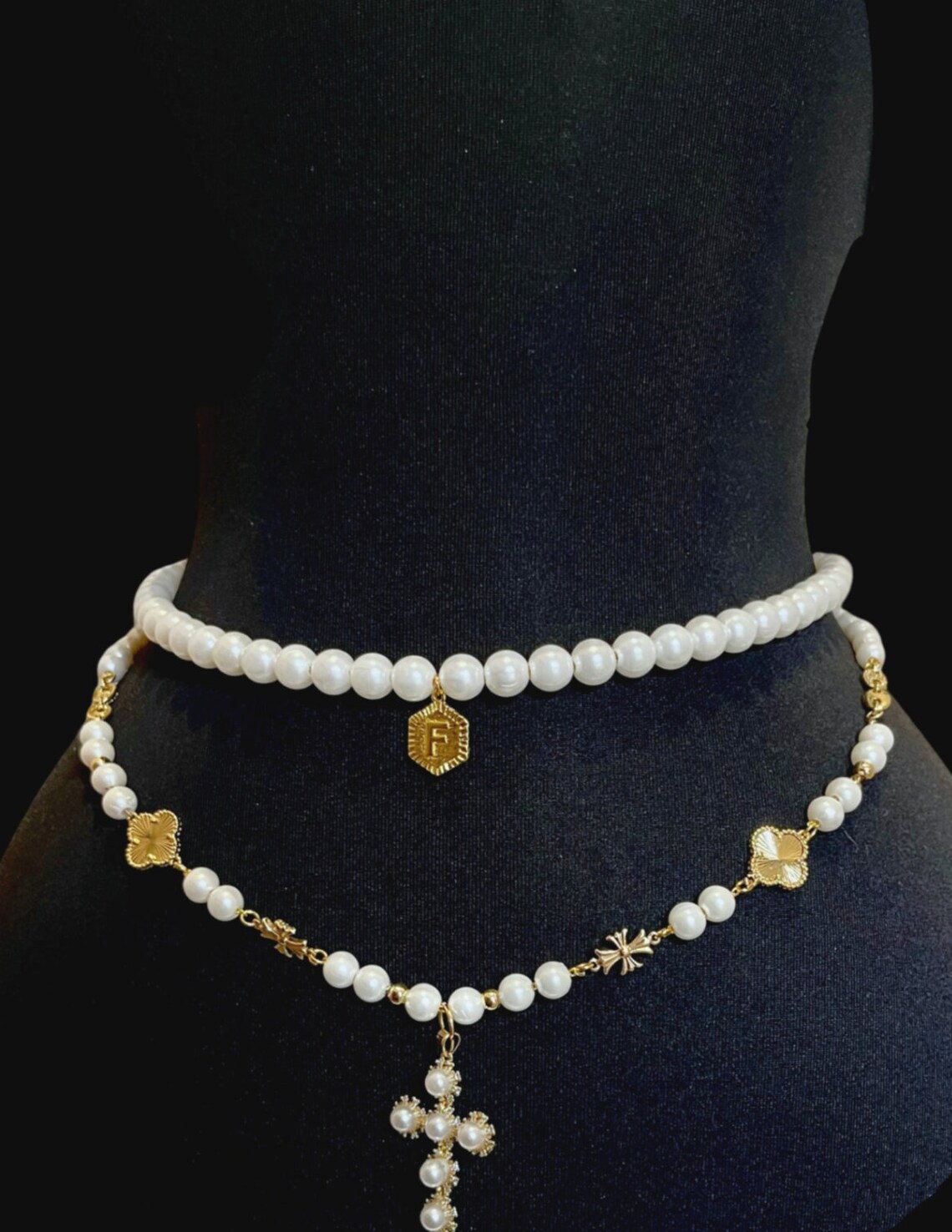 Opulent Pearl Waist Chain - Etsy