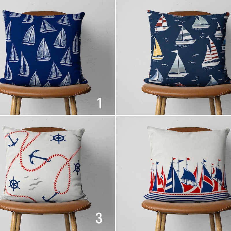 Nautical Pillows - Etsy