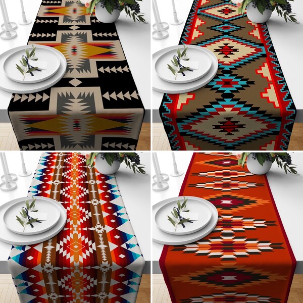 Aztec Table Runner - Etsy
