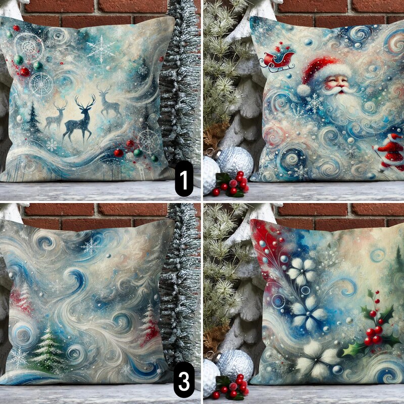 Christmas Pillow Covers - Etsy