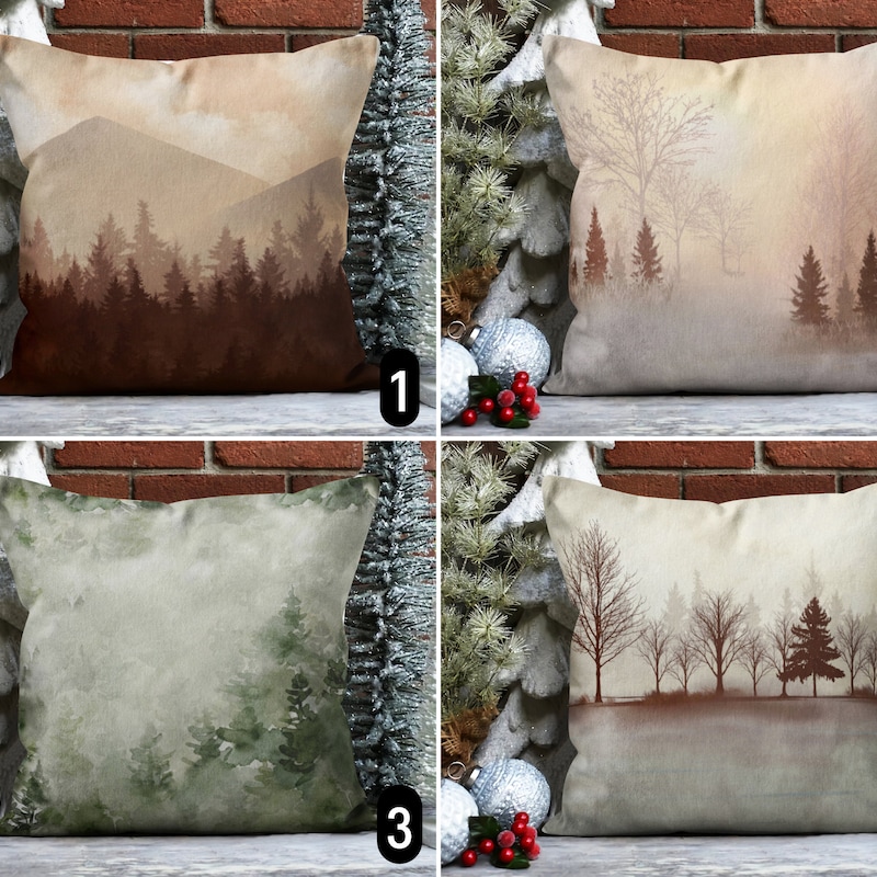 Winter Pillow - Etsy
