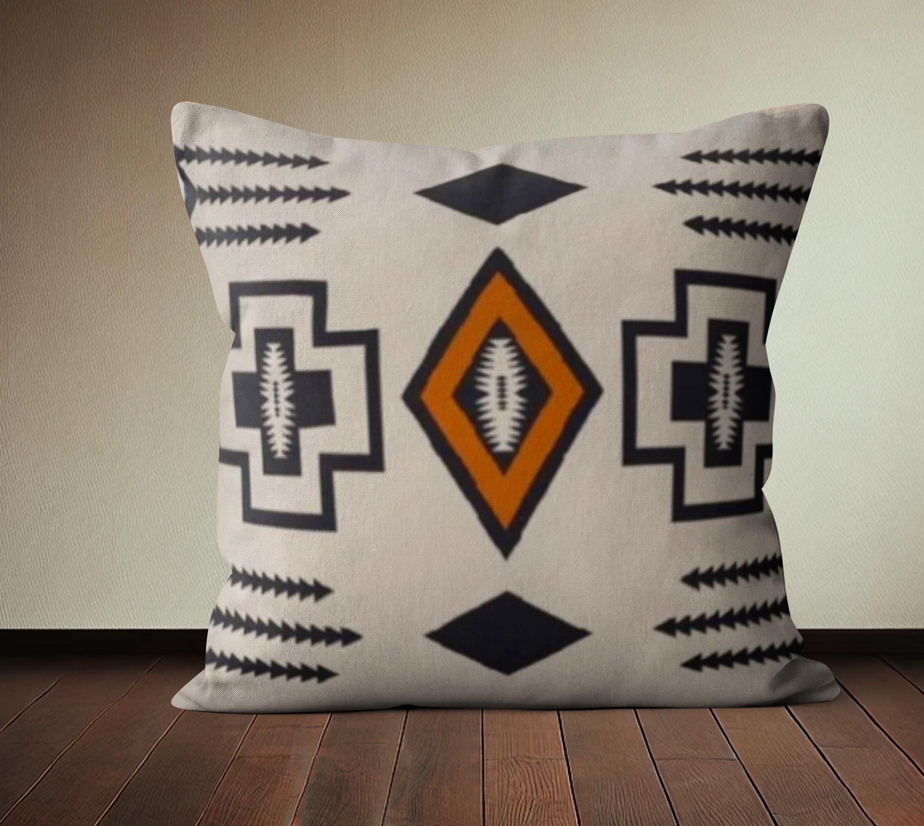 Boho Aztec Pillow Cover, Ethnic Southwestern Pillow Case, Tribal ...