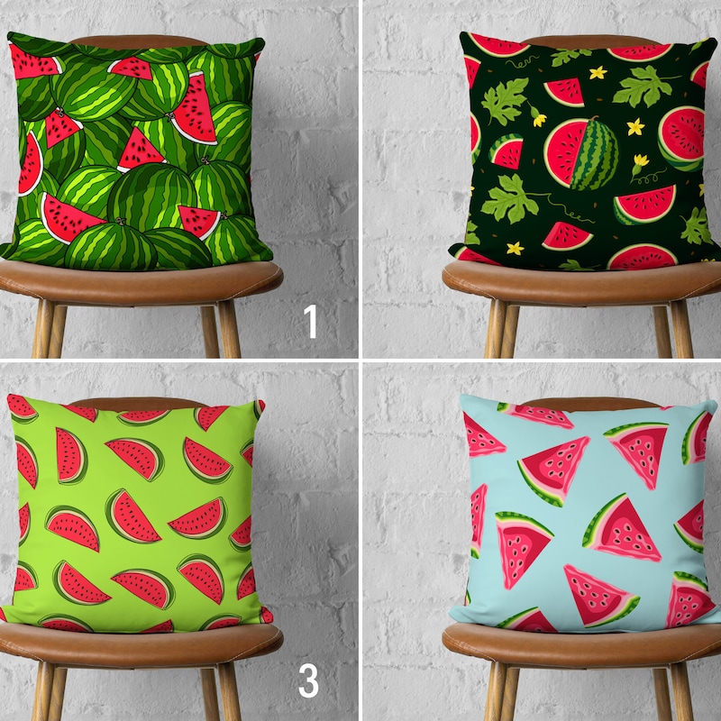 Watermelon Pillow - Etsy