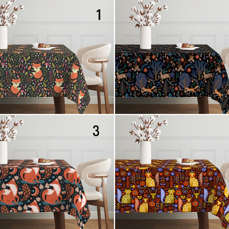 Fall Tablecloth - Etsy