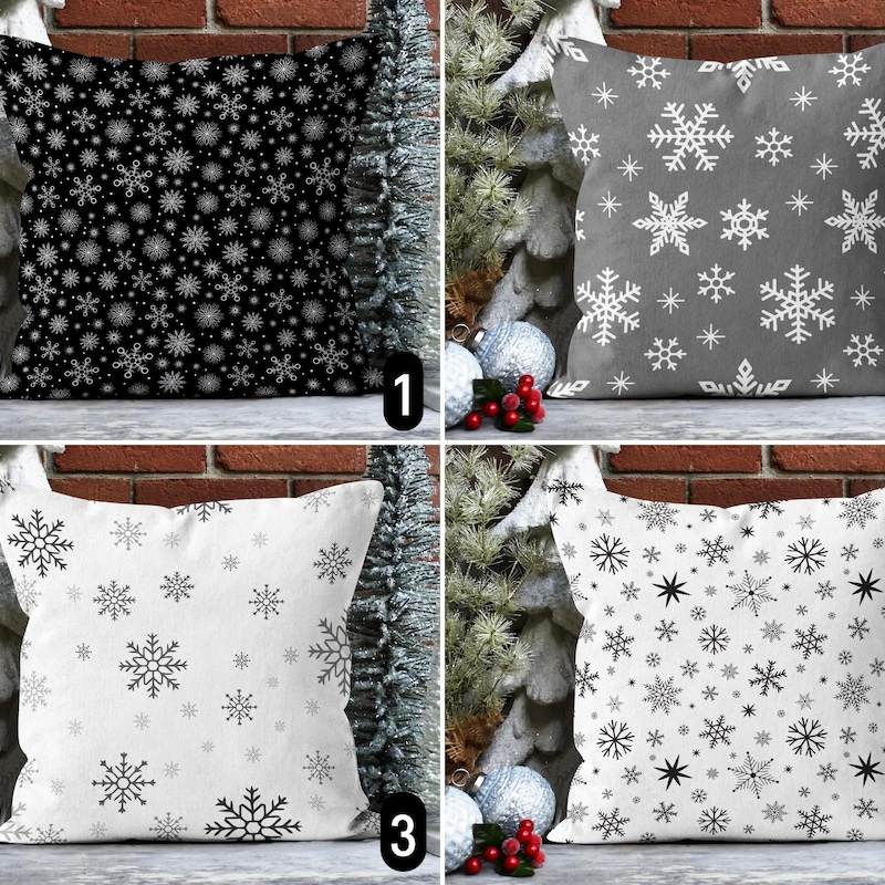 Snowflake Pillow - Etsy