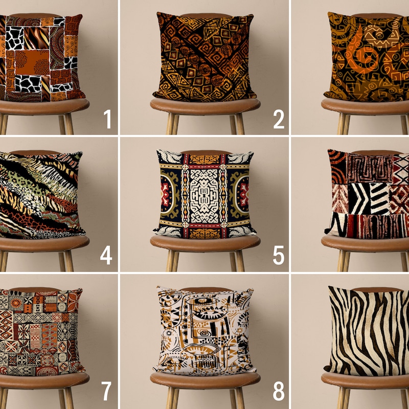 African Mudcloth Pillow - Etsy