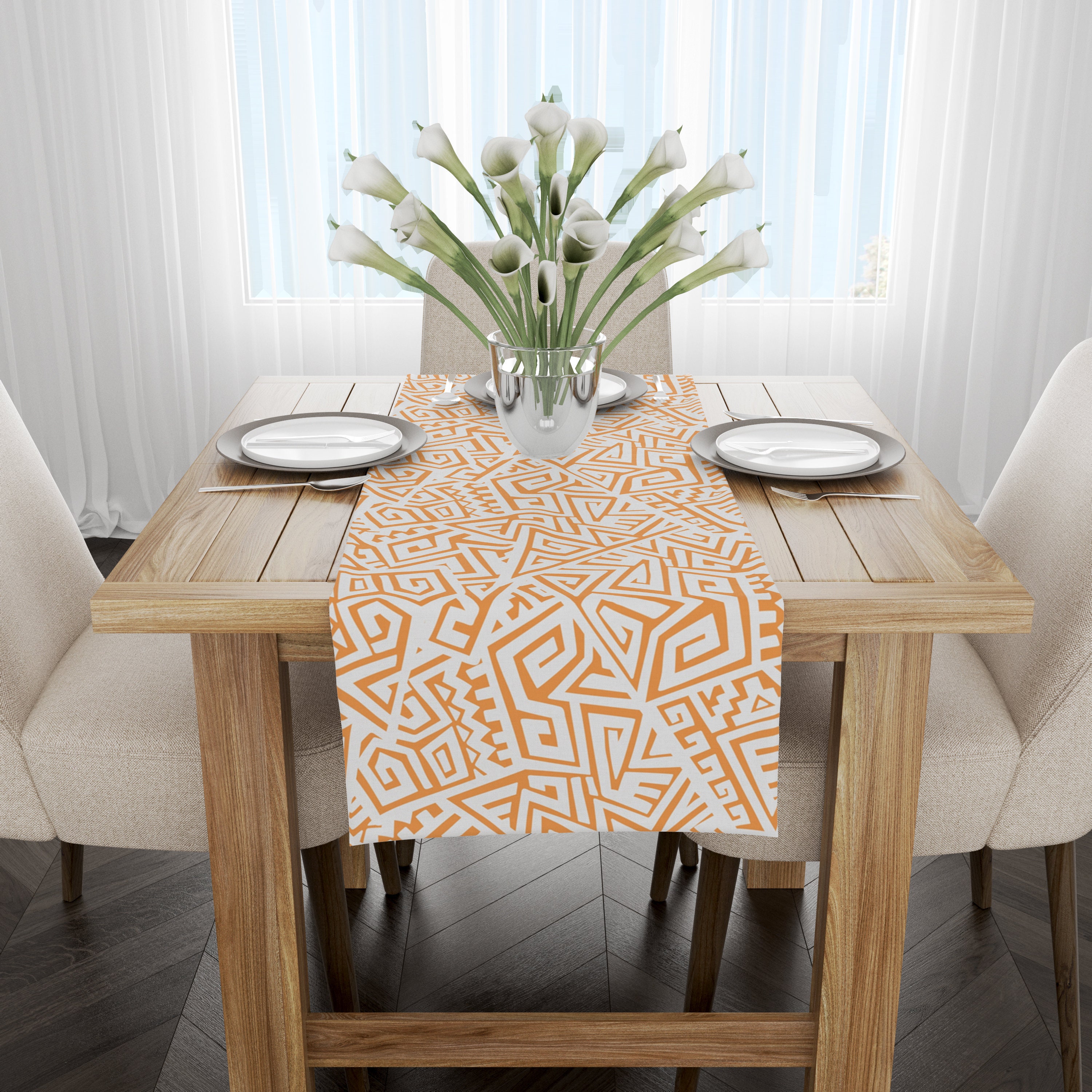 Aztec Design Runner Tribal Kitchen Table Runner Southwestern - Etsy