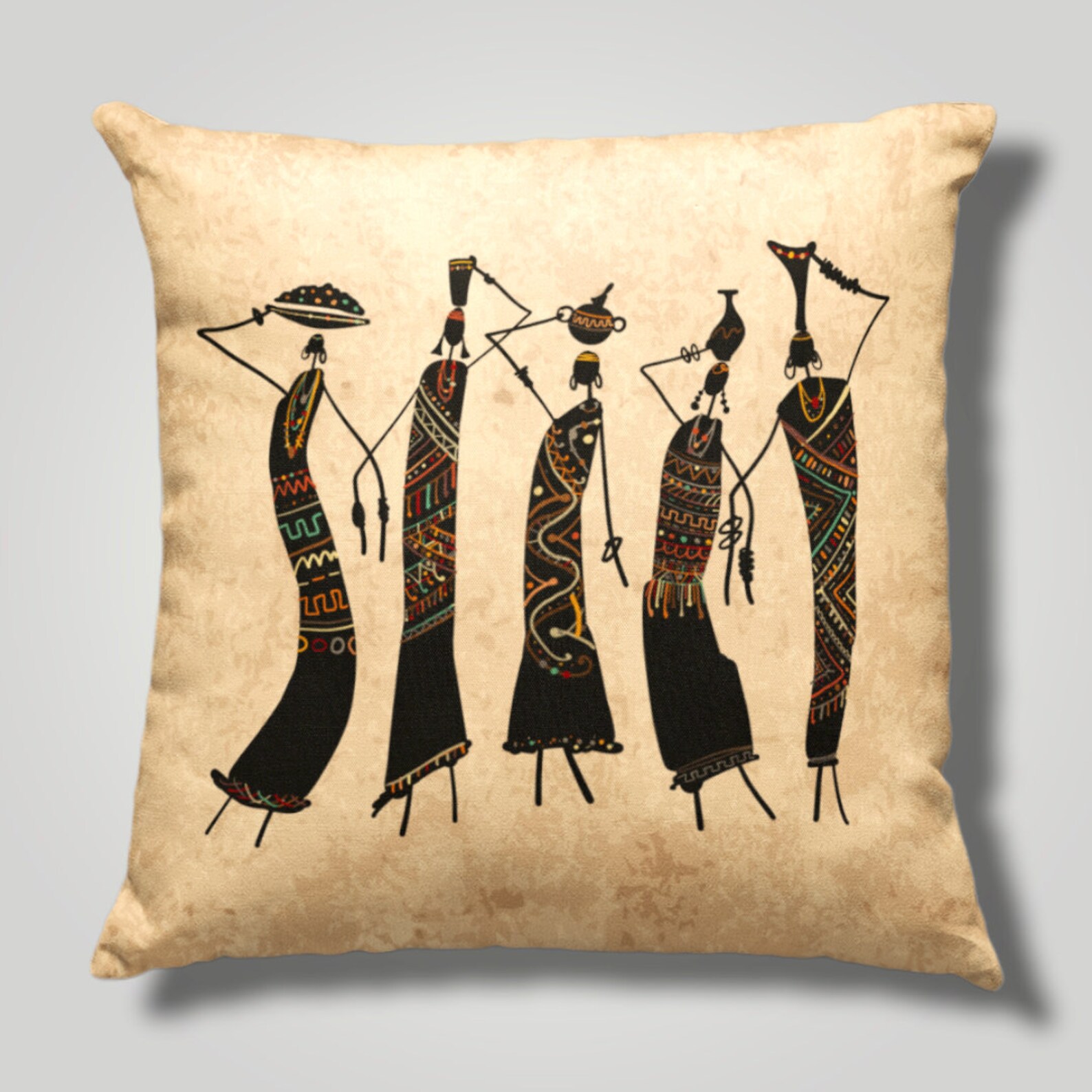 African Style Ethnic Pillow Cover Authentic Boho Pillow Case - Etsy