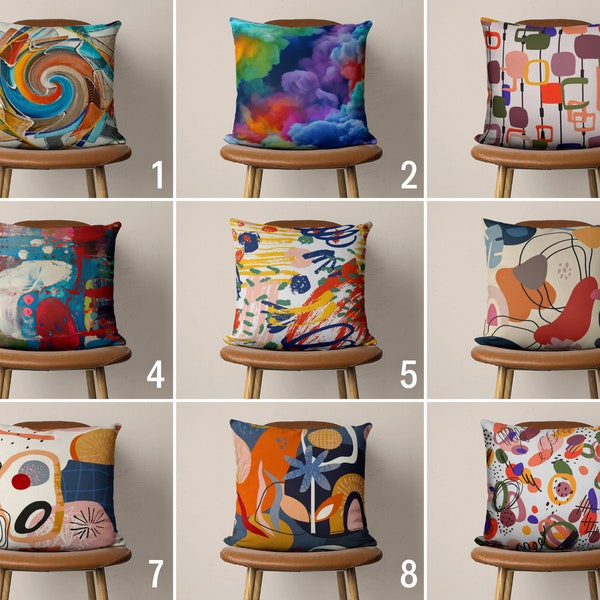 Bright Throw Pillows - Etsy