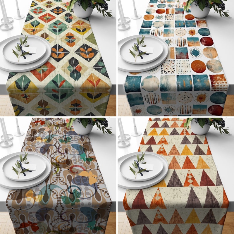 Boho Table Runner - Etsy
