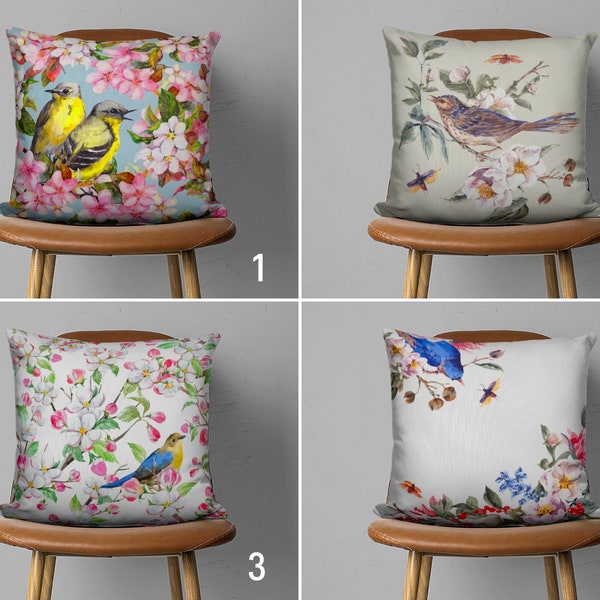 Bird Cushion - Etsy