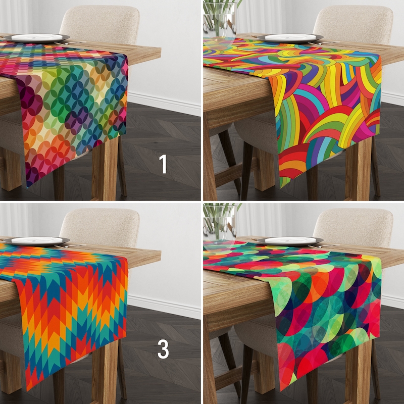 Colorful Table - Etsy