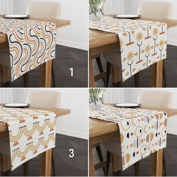 Modern Table Runner - Etsy