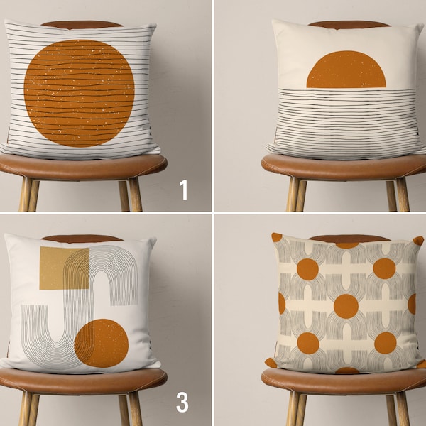Mid Century Modern Pillow Covers - Etsy