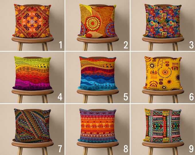 Pillow Cover Peruvian Pattern Multi Color Pattern Cushion Cover 16 X 16 ...