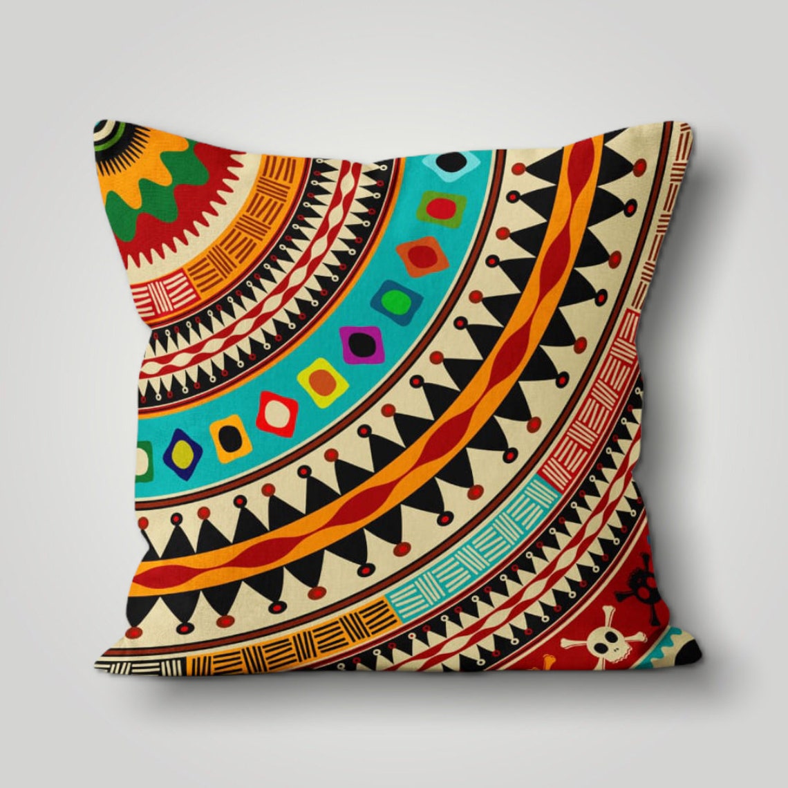 Abstract Colorful Pillow Covers Bright Vivid Multi-colored - Etsy