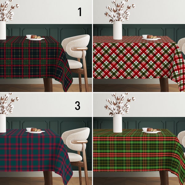 Plaid Tablecloth - Etsy