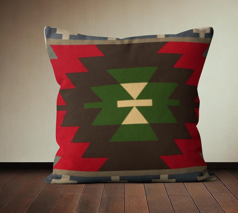 Boho Tribal Southwestern Throw Pillow Case, Ethnic Digital Print ...
